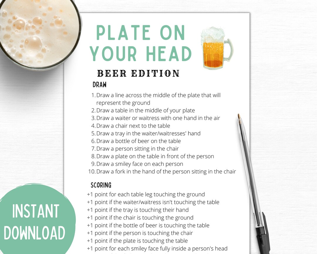 Funny Beer Game | Beer Games | Bar Games | Pub Games | Hilarious Beer ...