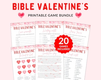 Valentine's Bible Games Valentine's Church Games Valentine's Party ...