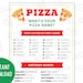 Whats Your Pizza Name Pizza Games Pizza Themed Games National Pizza Day ...