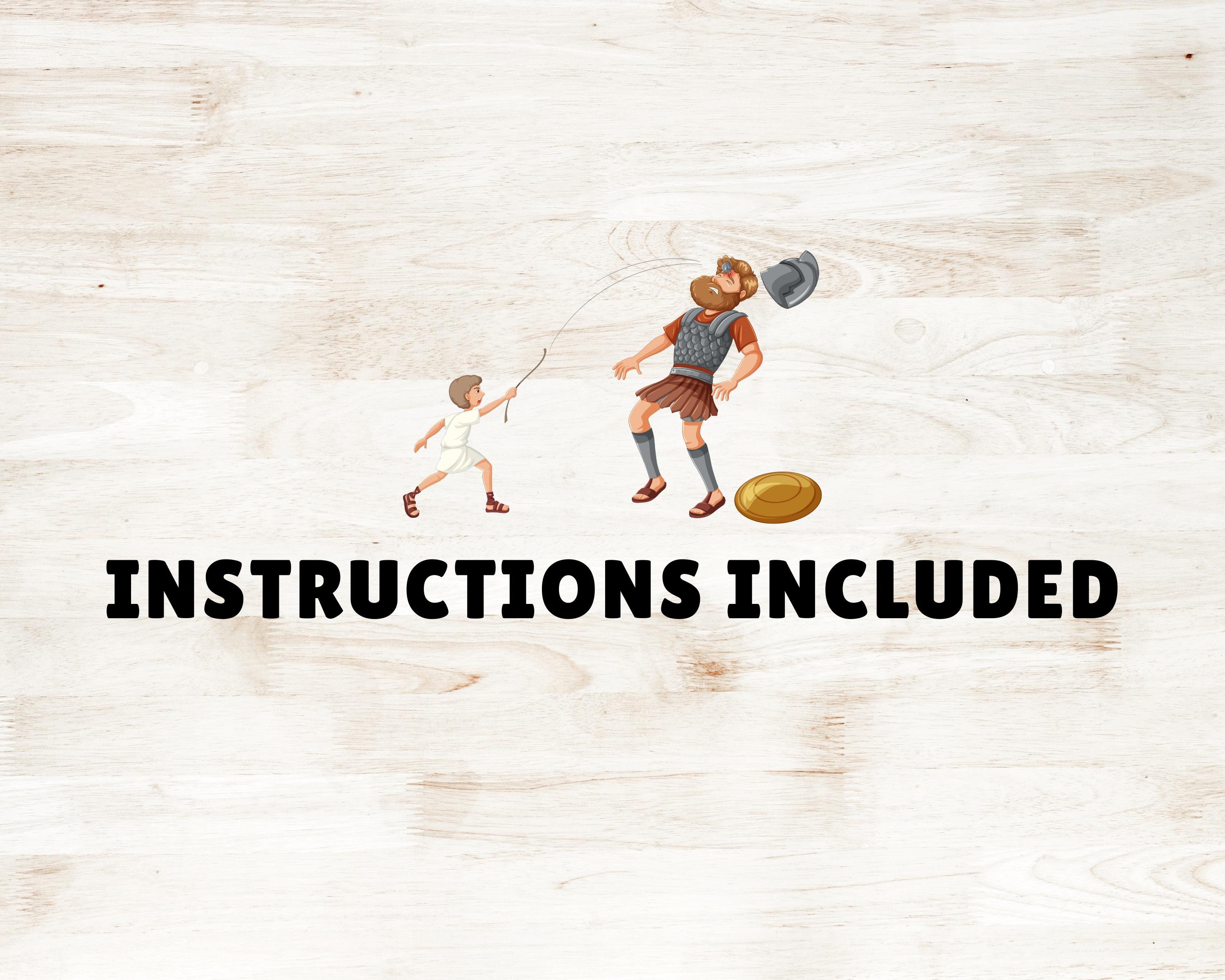 David and Goliath Bible Story Game | Sunday School Activity (digital ...