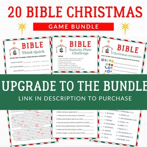 Christmas Jesus Trivia Church Christmas Party Game Christmas Bible Game ...