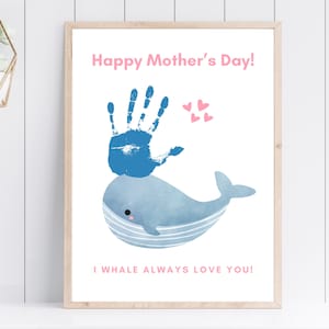 Mothers Day Handprint Craft | Mothers Day Craft | Printable Mothers Day ...