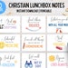Christian Lunch Box Notes Lunch Box Notes for Kids Bible Lunch Box ...