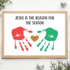 Christmas Handprint Craft | Nativity Craft | Christian Christmas Crafts ...