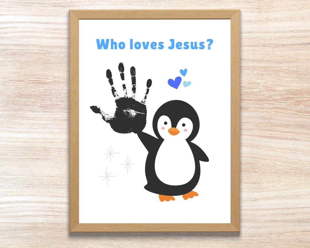 Winter Bible Handprint Craft | Winter Bible Craft | Bible Craft ...