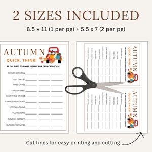 Autumn Party Games Bundle: 30 Printable Fall Activities (digital ...