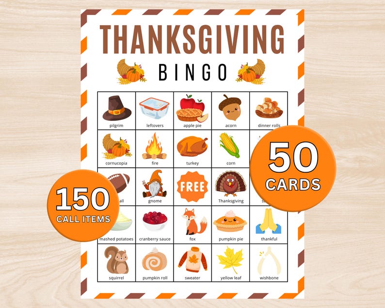 Thanksgiving MEGA Game Bundle: Thanksgiving Party Games (bingo, Trivia ...