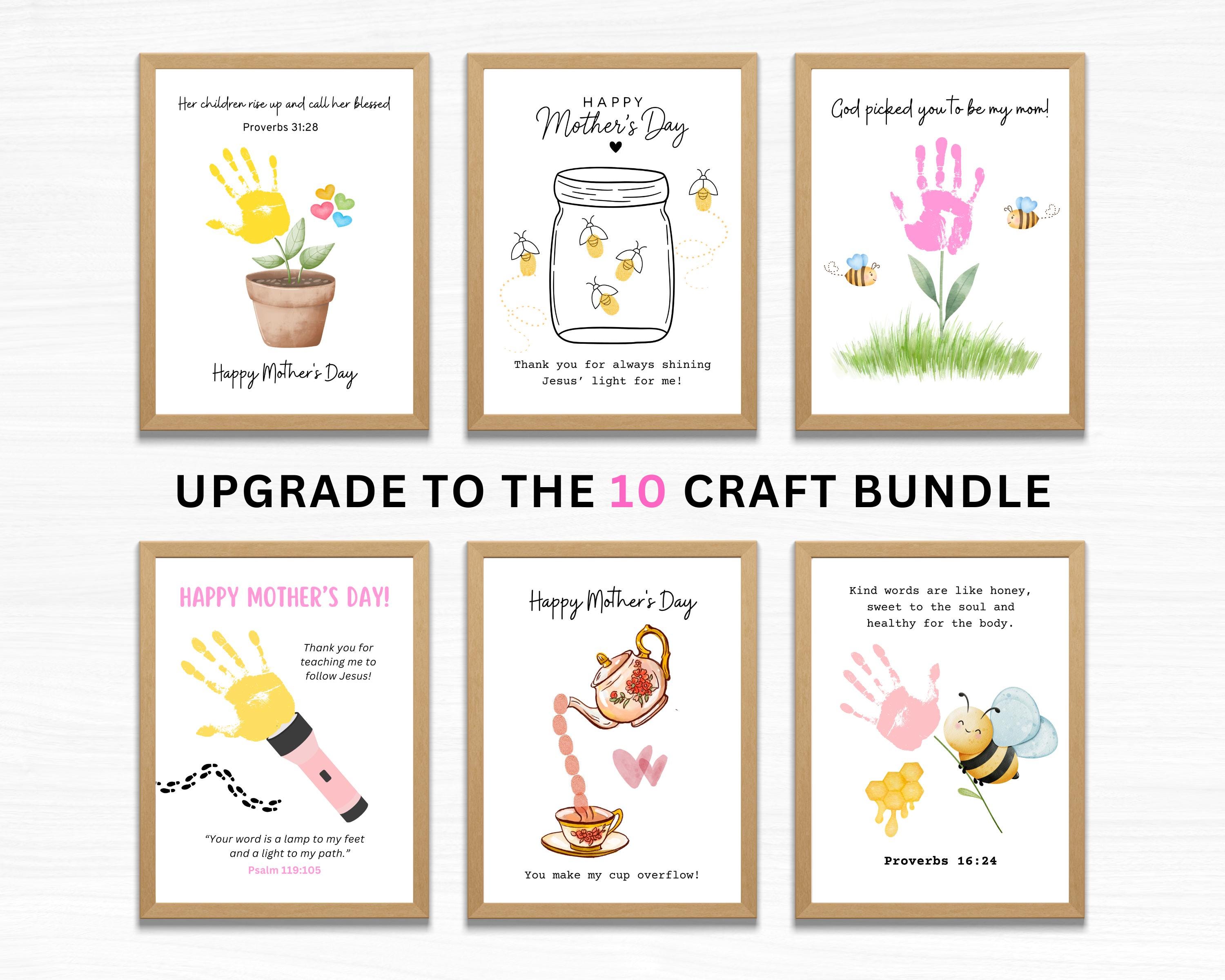 Mother's Day Bible Craft: Firefly Fingerprint Keepsake (printable) - Etsy