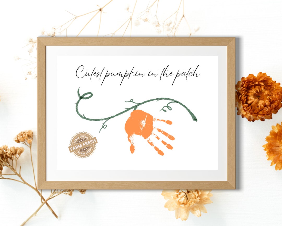 Fall Handprint Craft | Autumn Kids Activity (digital Download) - Etsy