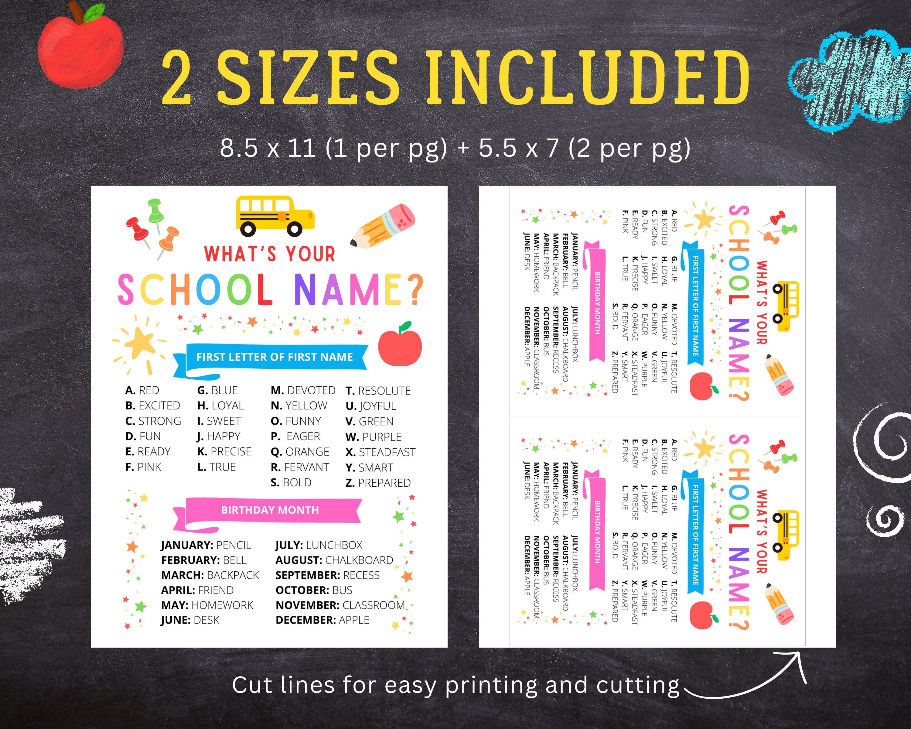 Back to School Games Bundle | Classroom Activities (digital Download ...