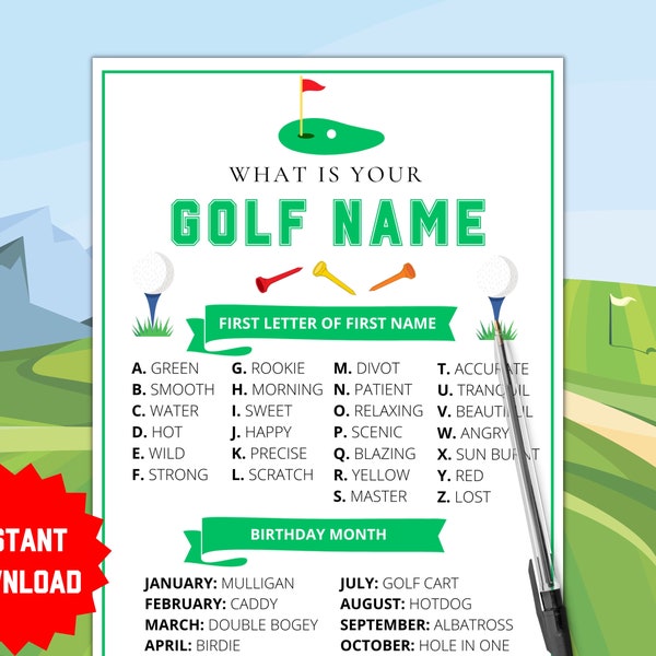 Golf Party Favor - Etsy