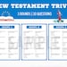New Testament Trivia Bible Trivia Bible Trivia Game Bible Games ...