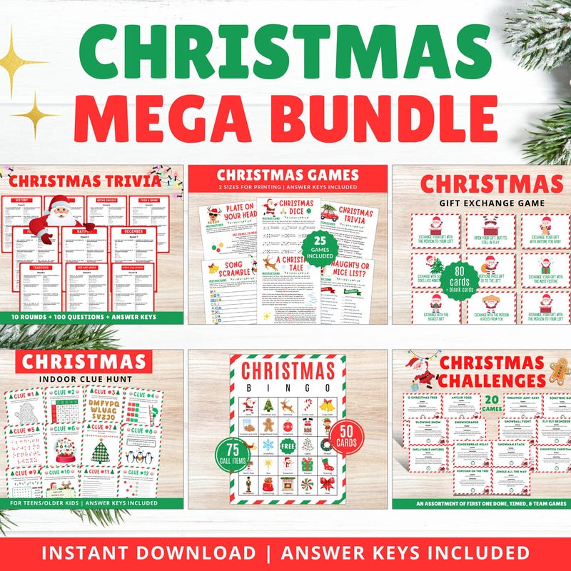 Christmas Trivia for Work - Etsy