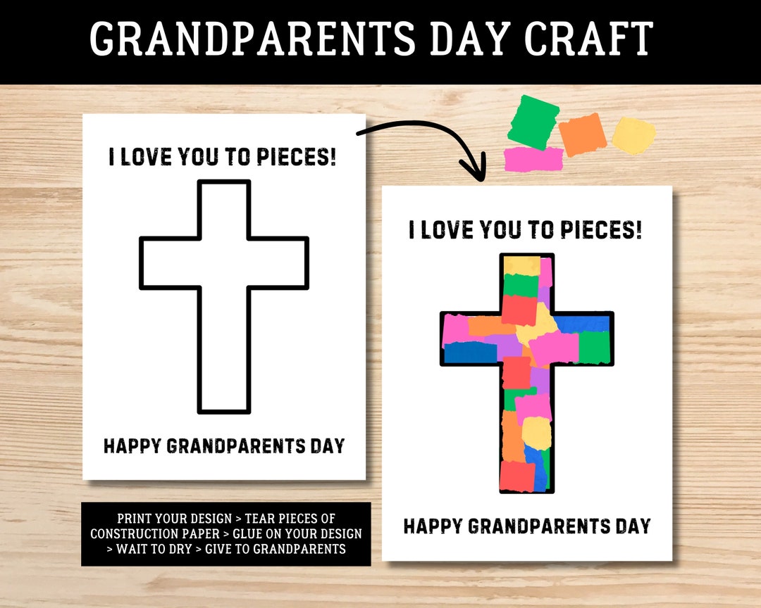 Grandparents Day Craft | Grandparents Day Activities | Paper Craft ...