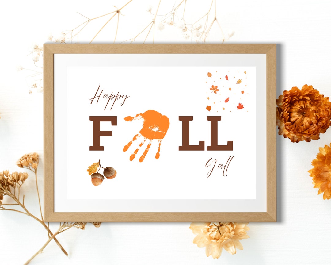 Fall Handprint Craft | Fall Handprint Art | Fall Craft for Kids ...