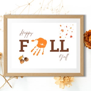 Fall Handprint Craft | Fall Handprint Art | Fall Craft for Kids ...
