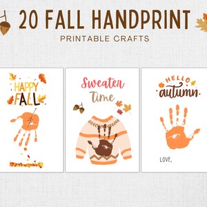 Fall Handprint Craft Fall Handprint Art Fall Craft for Kids Autumn ...