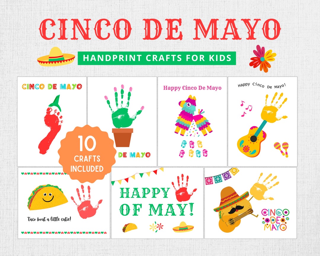 Cinco De Mayo Handprint Craft | Cinco De Mayo Craft | Cinco De Mayo ...