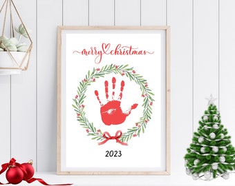 Christmas Handprint Craft Bundle Handprint Christmas - Etsy
