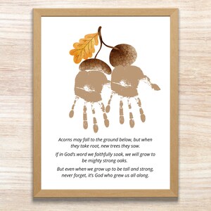 Fall Bible Handprint Craft | Fall Bible Crafts | Bible Crafts | Fall ...