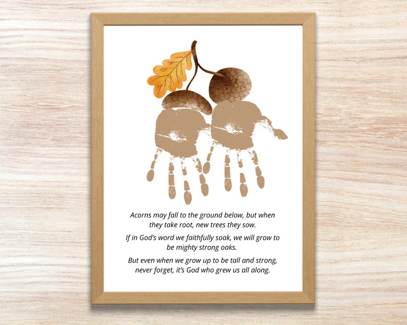 Fall Bible Handprint Craft | Fall Bible Crafts | Bible Crafts | Fall ...