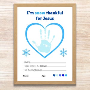 Winter Bible Handprint Craft | Winter Bible Craft | Bible Craft ...