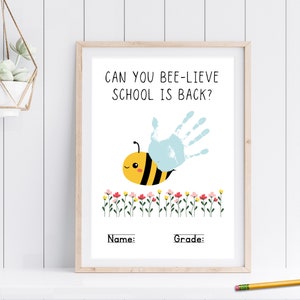 Back to School Handprint Craft | Back to School Craft | First Day of ...