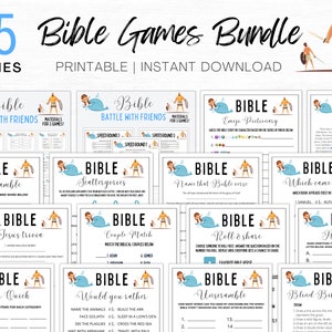 Bible Games Bundle Bible Study Games Bible Games for - Etsy