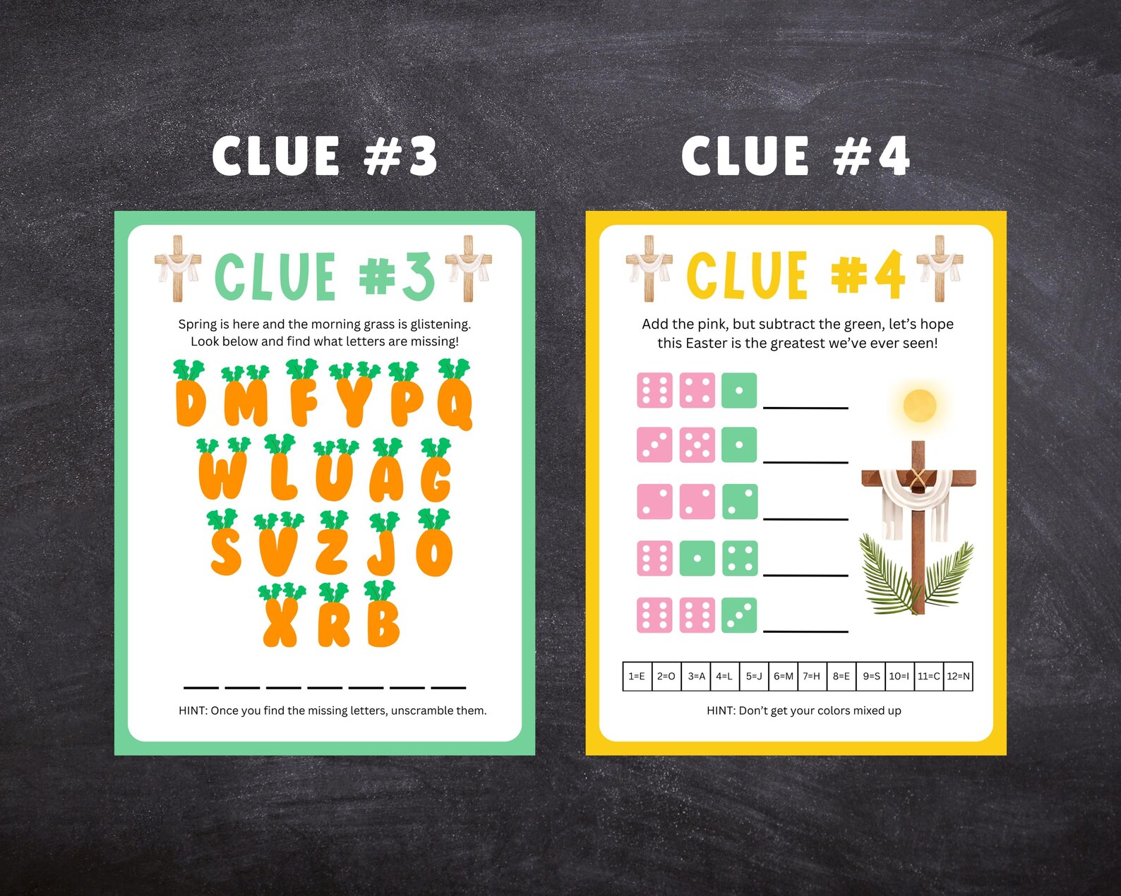 Easter Bible Scavenger Hunt for Teens: Indoor Clue Game (digital ...