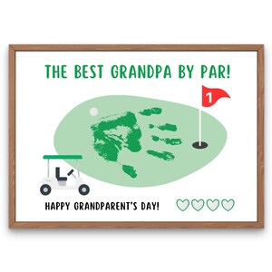 Golf Craft for Grandpa | Grandparents Day Handprint Craft ...