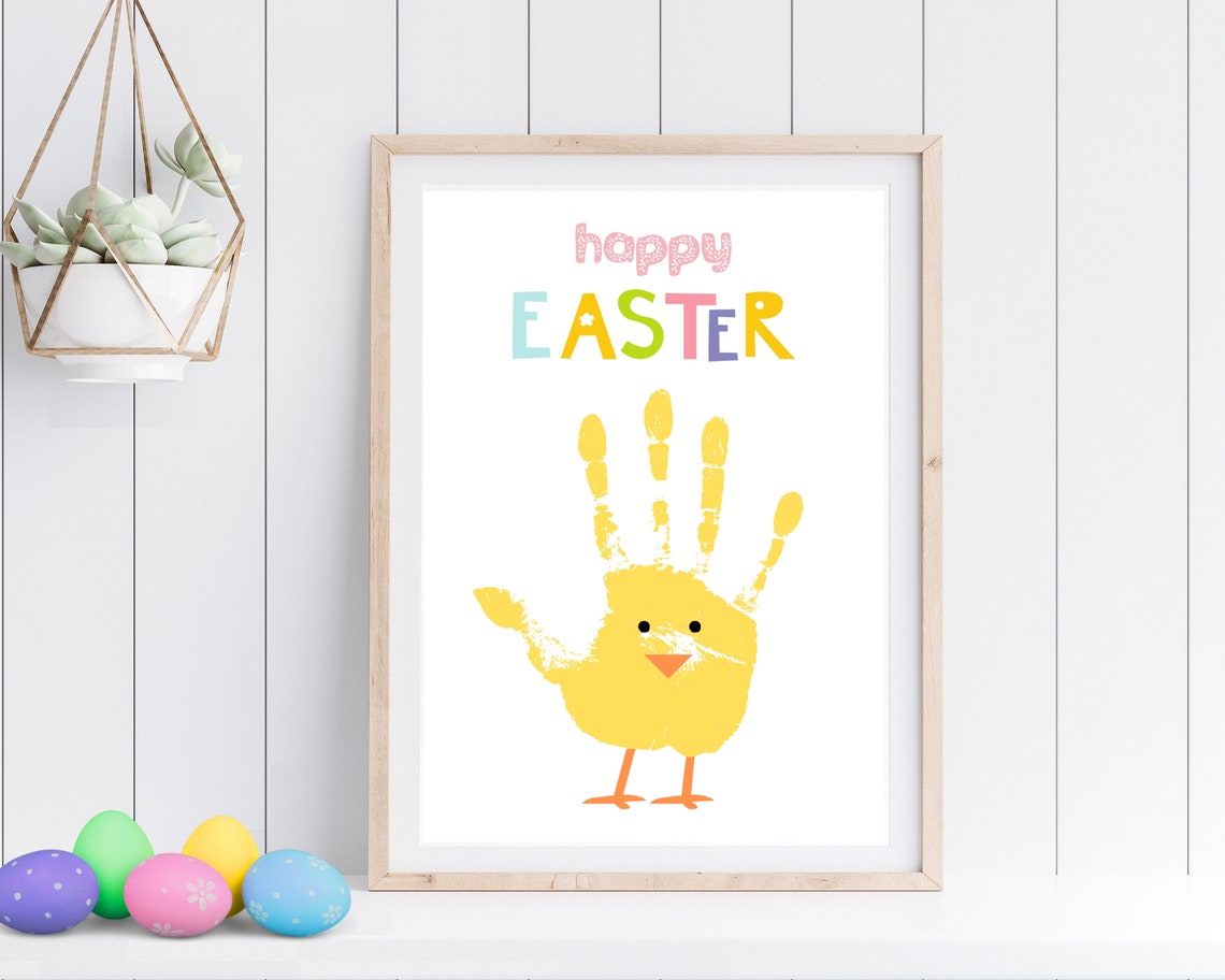 Easter Handprint Craft Easter Handprint Art Easter Craft - Etsy