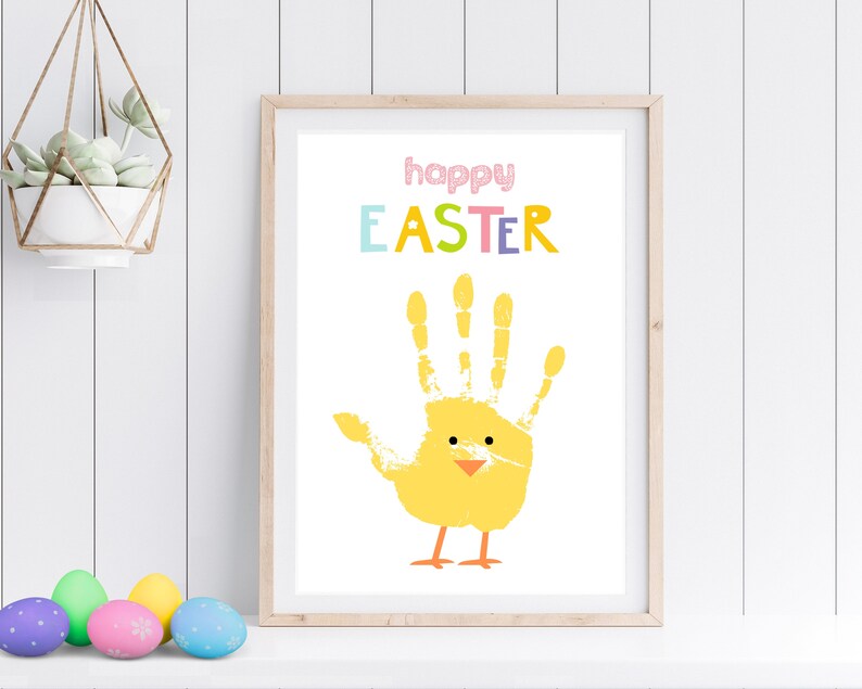 Easter Handprint Craft Easter Handprint Art Easter Craft - Etsy