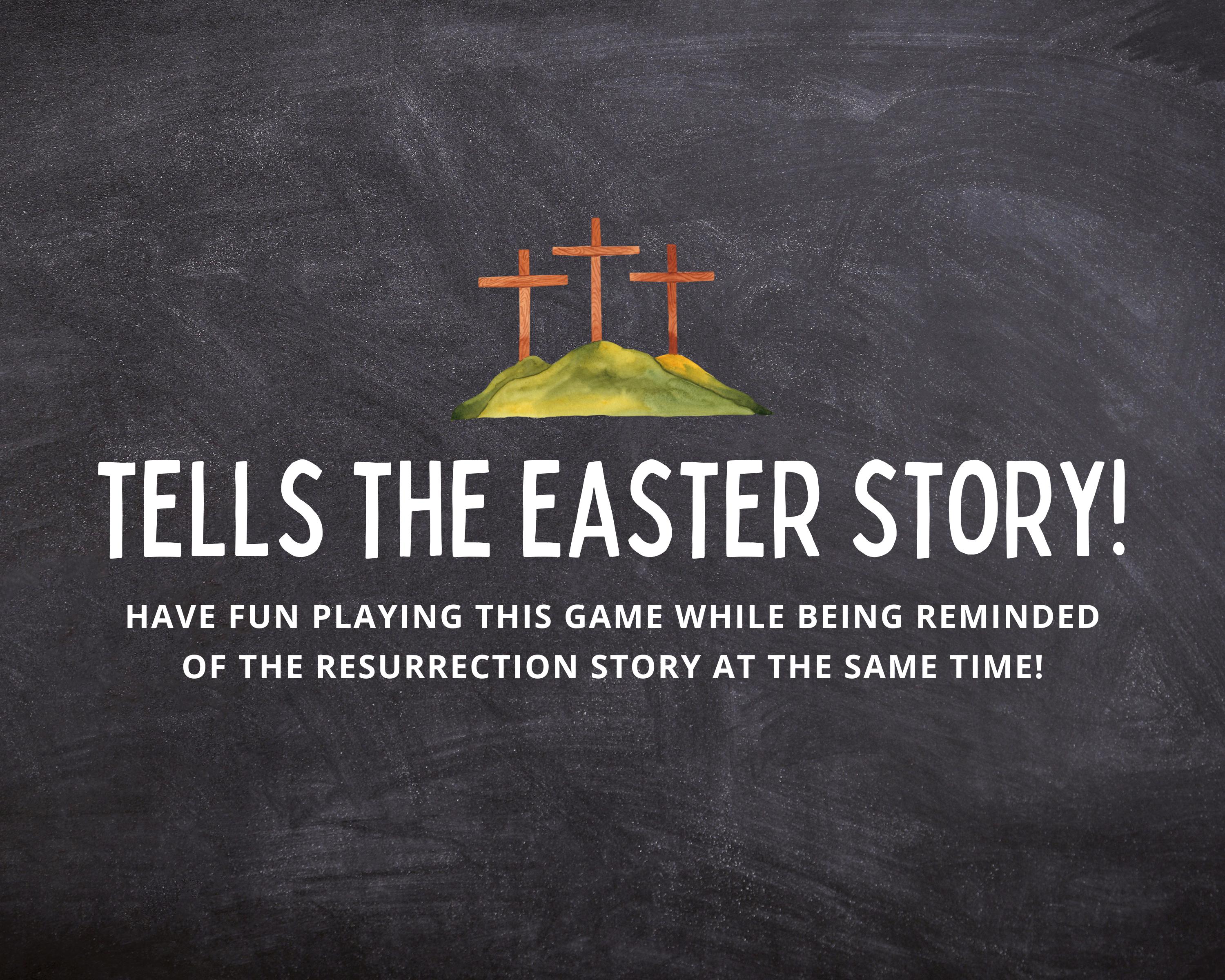 Easter Story Scavenger Hunt: Outdoor Bible Clue Game (digital Download ...
