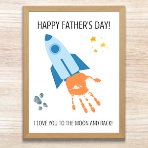 Fathers Day Handprint Craft | Fathers Day Craft | Fathers Day for Kids ...