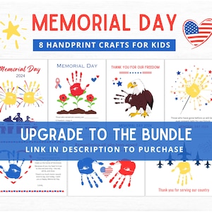Memorial Day Craft Memorial Day Handprint Craft Memorial Day for Kids ...