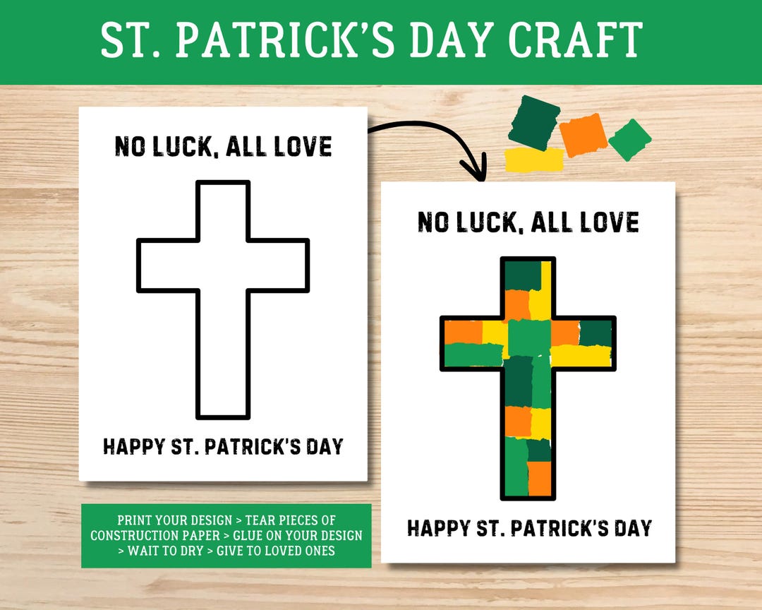 St Patricks Day Bible Craft | Printable St Patricks Day Craft | St ...