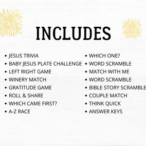 New Year's Bible Games New Years Christian Games New Years Party Games ...