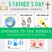 Father's Day Handprint Bible Craft | Christian Keepsake (digital ...