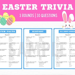 Easter Trivia Game | Easter Games | Easter Trivia | Easter Games ...