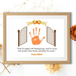 Thanksgiving Bible Handprint Craft | Thanksgiving Bible Craft ...