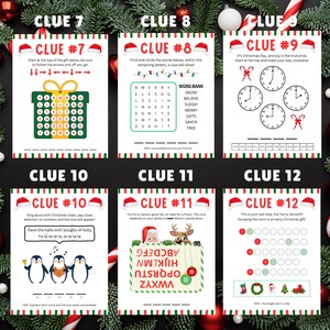 Christmas Escape Room Game: A Fun Christmas Party Game (printable) - Etsy