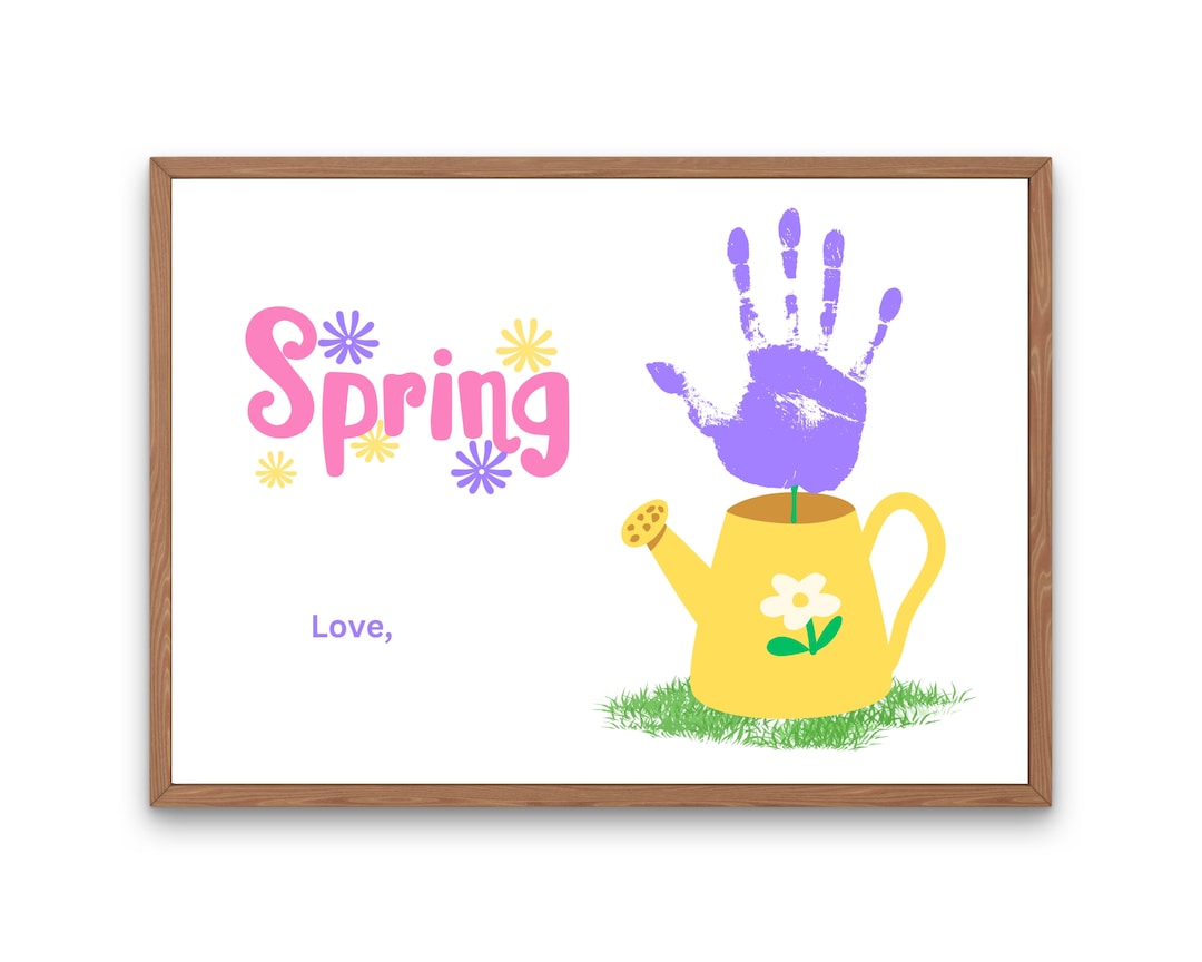 Spring Handprint Craft | Spring Craft for Kids | Spring Craft Classroom ...