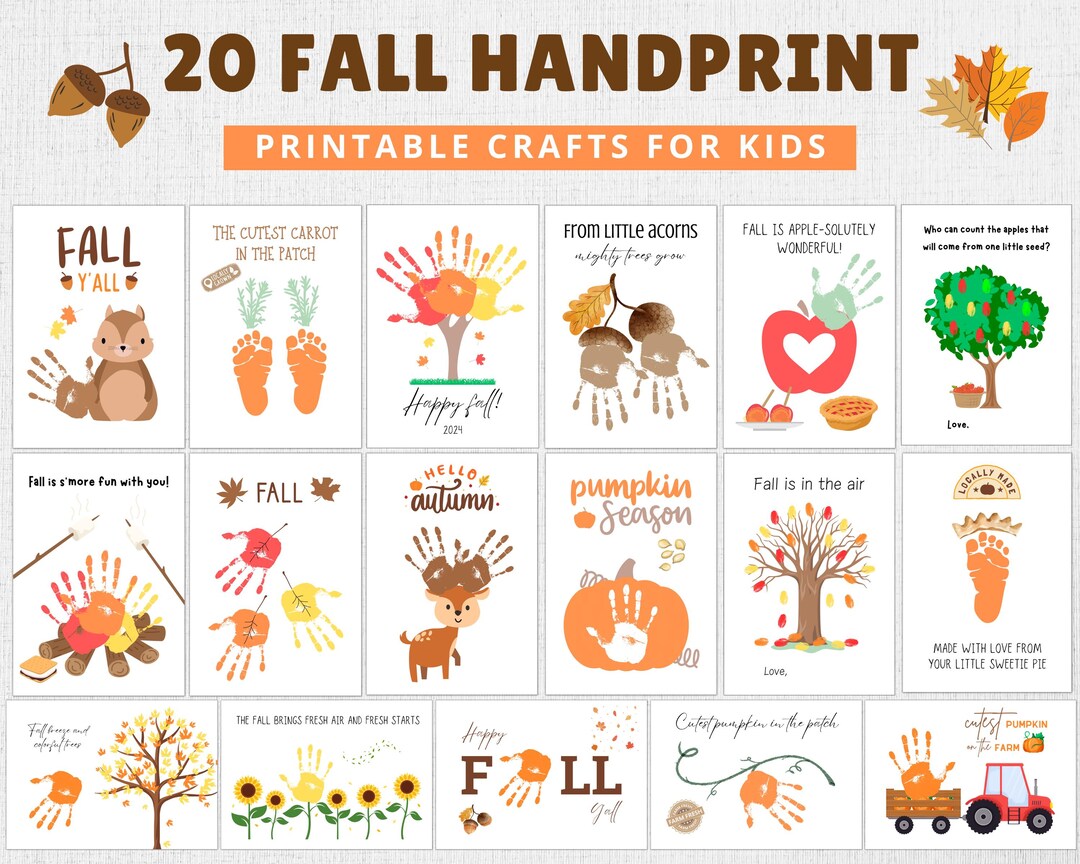 Fall Handprint Craft | Fall Handprint Art | Fall Craft for Kids ...