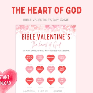 Valentine's Bible Games | Valentine's Church Games | Valentine's Party ...