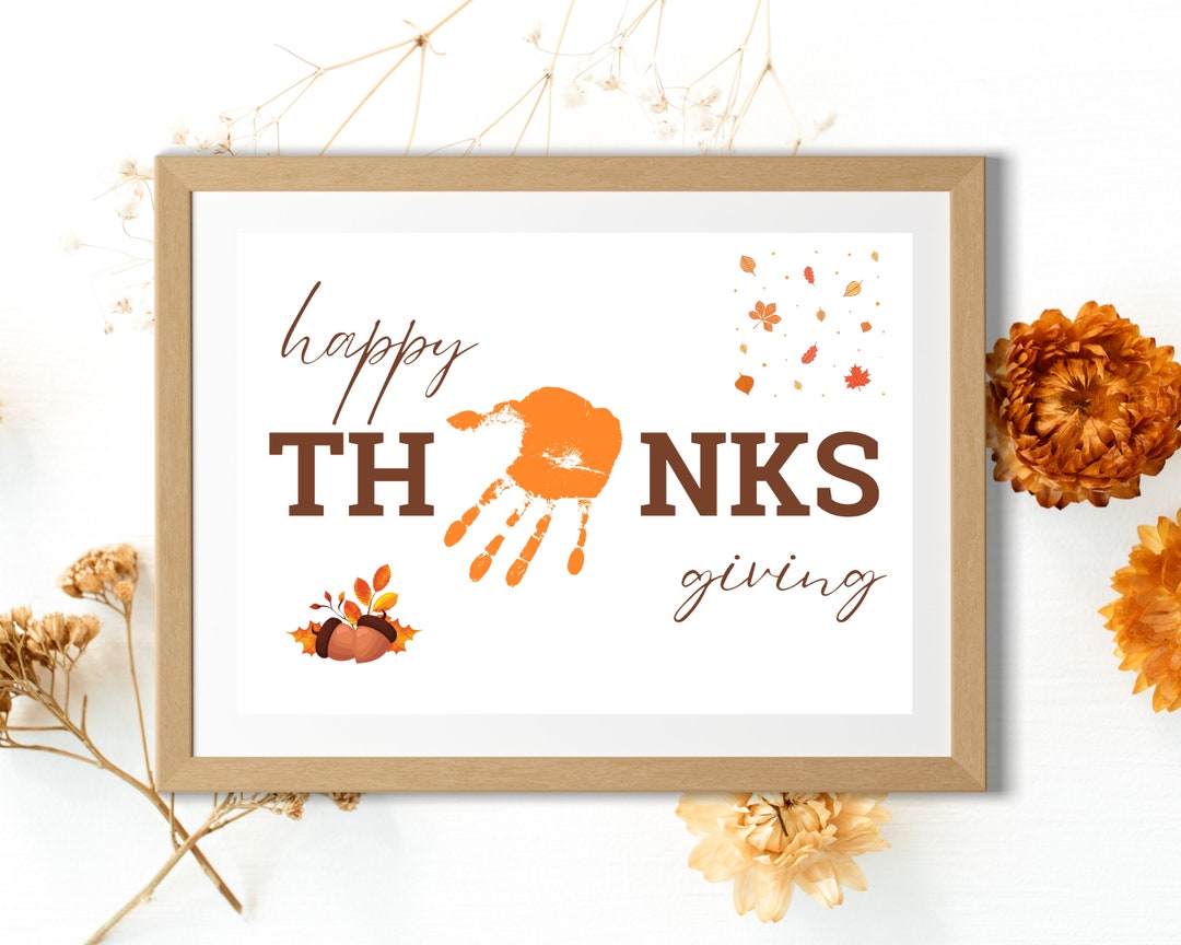 Thanksgiving Handprint Craft Thanksgiving Preschool Craft Thanksgiving ...
