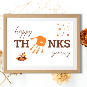 Thanksgiving Handprint Craft Thanksgiving Preschool Craft Thanksgiving ...