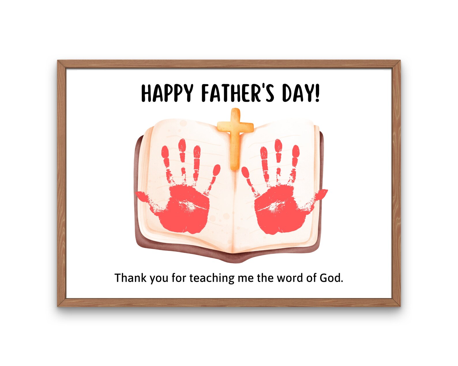 Father's Day Bible Craft Father's Day Handprint Craft Father's Day ...