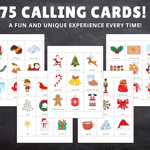 Christmas Bingo | Printable Christmas Bingo | Holiday Bingo | Christmas ...