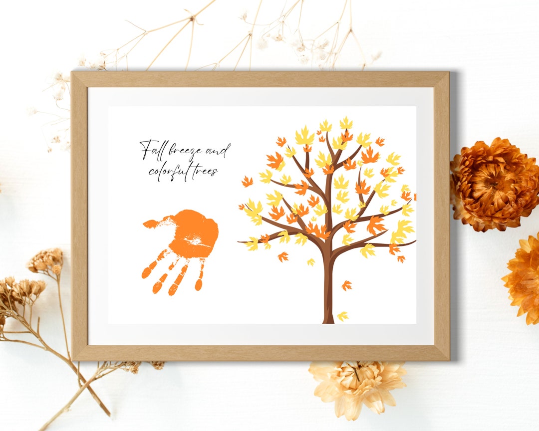 Fall Handprint Craft Fall Handprint Art Fall Craft for Kids Autumn ...