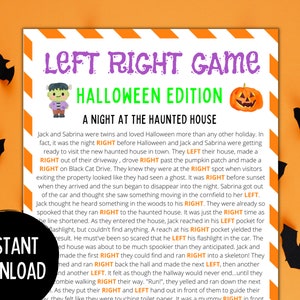 Left Right Halloween | Left Right Game | Pass the Gift Halloween ...